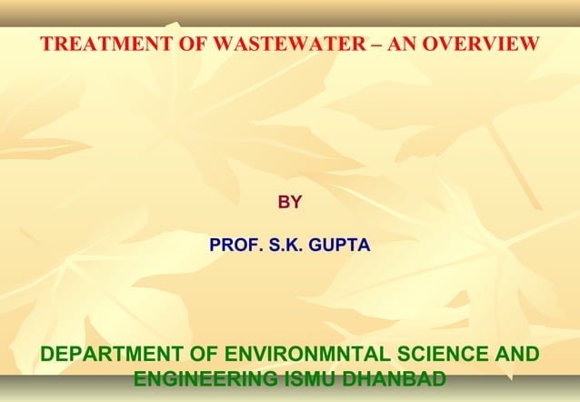 treatmernt of wastewaterEqualization basin and pumping station | PPT