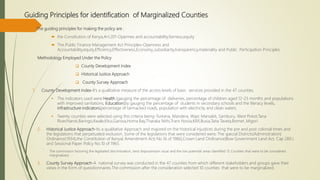 Equalization fund in kenya power point | PPTX