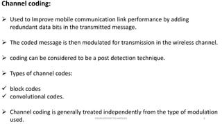 Equalization techniques | PPTX | Digital Audio | Computer Software and Applications