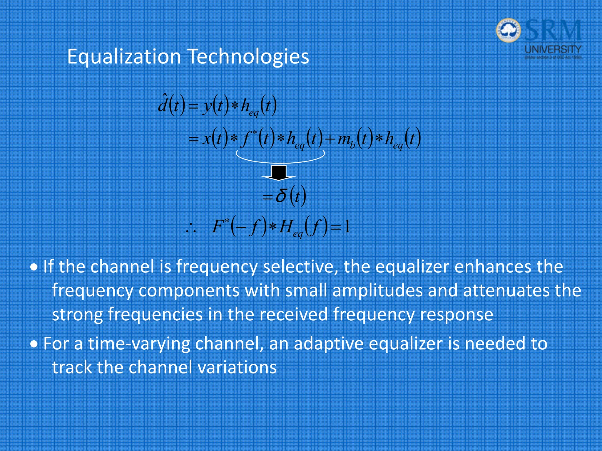 Equalization In Digital Communicationpdf Digital Audio Computer Software And Applications
