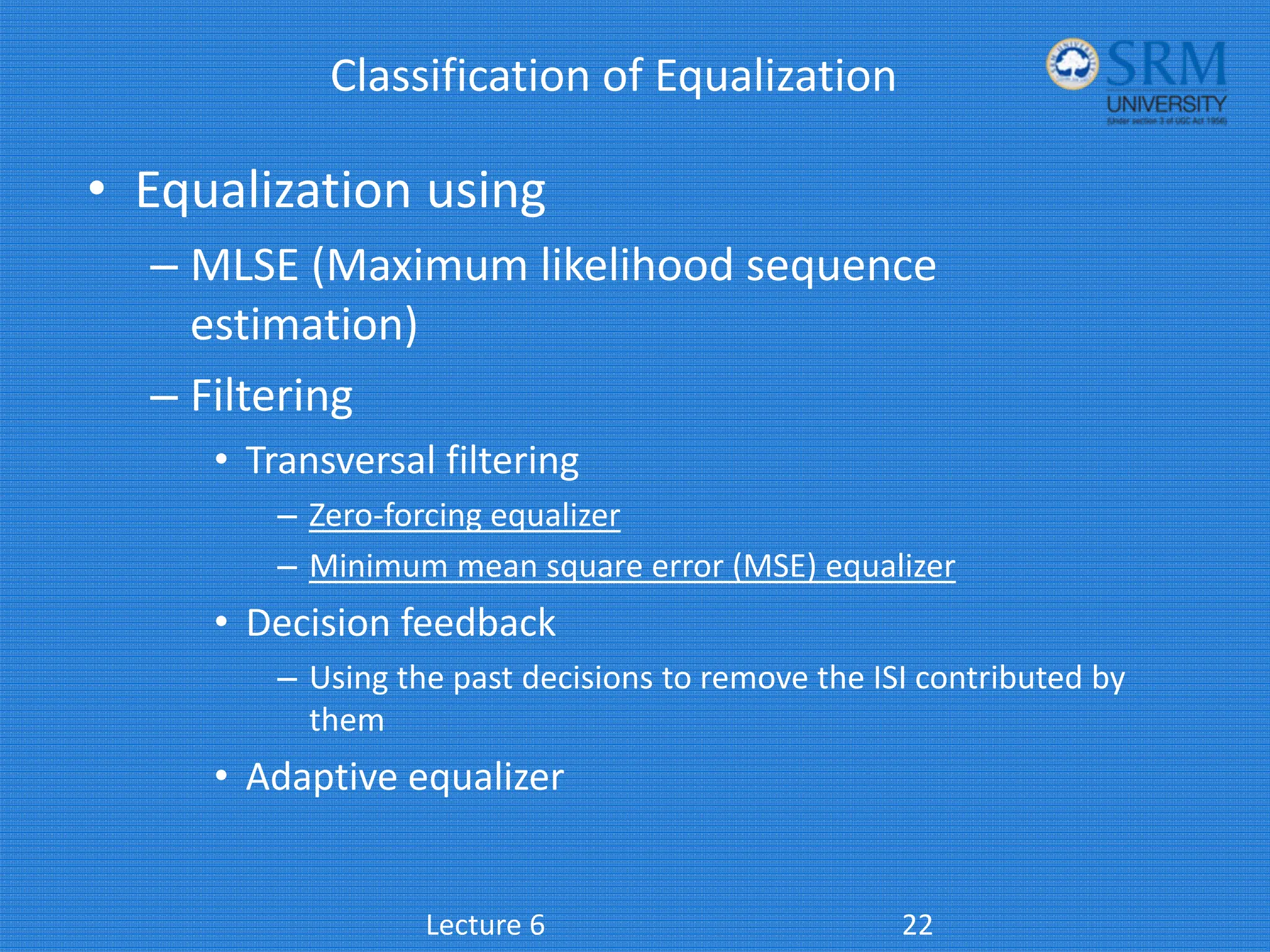 Equalization In Digital Communicationpdf Digital Audio Computer Software And Applications