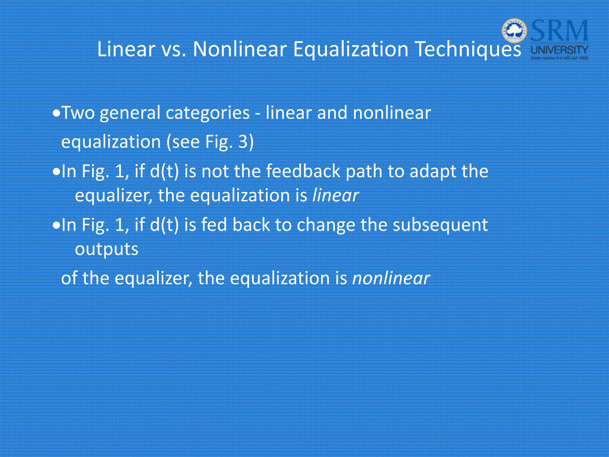 Equalization In Digital Communicationpdf Digital Audio Computer Software And Applications