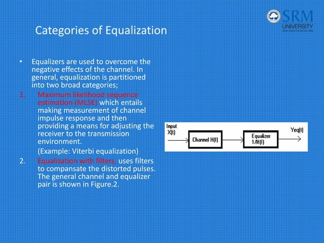 Equalization In Digital Communicationpdf Digital Audio Computer