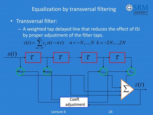 Equalization In Digital Communicationpdf Digital Audio Computer