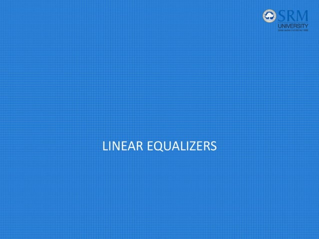 Equalization In Digital Communicationpdf Digital Audio Computer