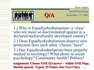 Equallyokedtarianism - Pronunciation - Definition - Concepts ...