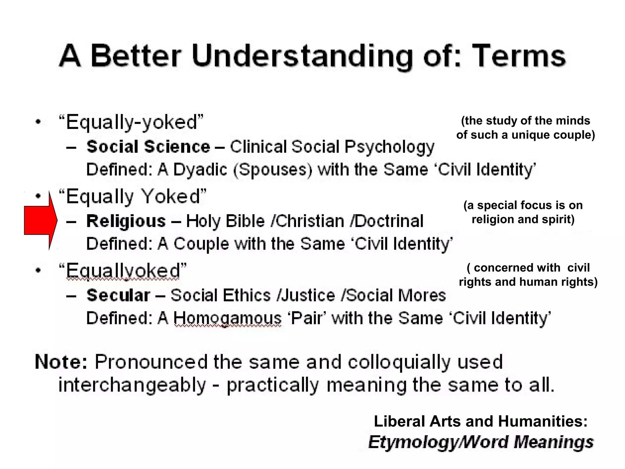 Equally yoked - Religious - Doctrinal - Biblical - Moral | PPT