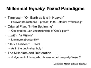 Equally yoked - Religious - Doctrinal - Biblical - Moral | PPT