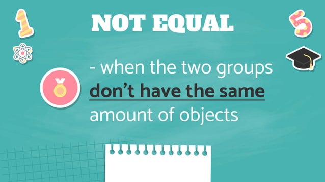 EQUAL OR NOT EQUAL | PPTX | Homework and Study | Education