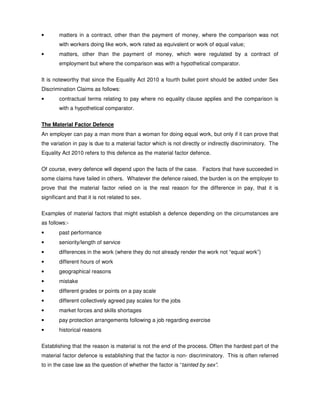 Equal Pay and Discrimination | PDF