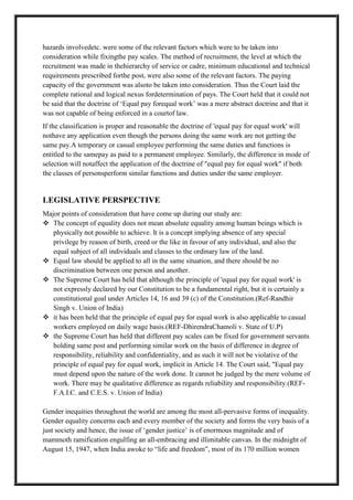 Equal pay for equal work labouor laws | DOCX