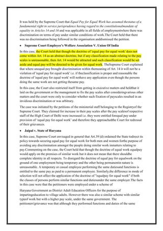 Equal pay for equal work labouor laws | DOCX