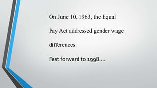 Equal pay for women | PPTX