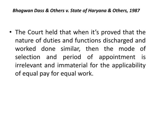 Equal remuneration act 1976 | PPTX