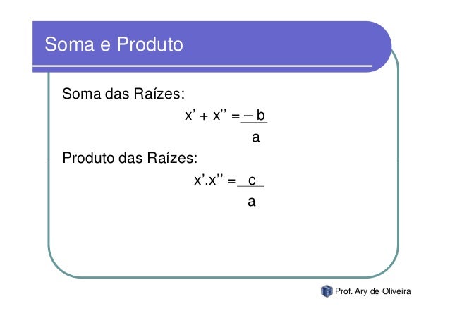 Equação do 2° grau