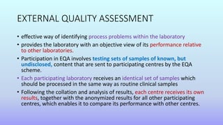 External Quality Assurance of Serological Testing | PPTX