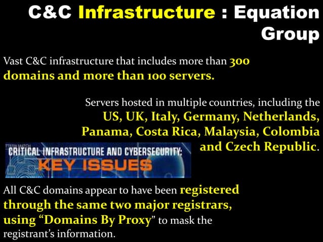 Equation Group : Advanced Secretive Computer Espionage Group | PPTX ...