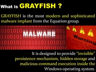 Equation Group : Advanced Secretive Computer Espionage Group | PPTX