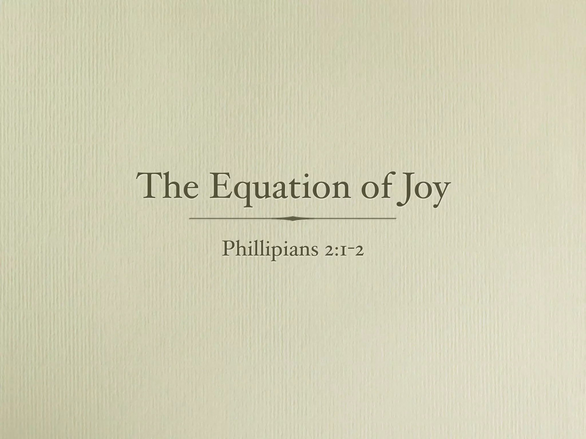 Equation Of Joy | PDF