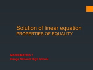 Comprehensive Guide to Solving Linear Equations and Properties of ...