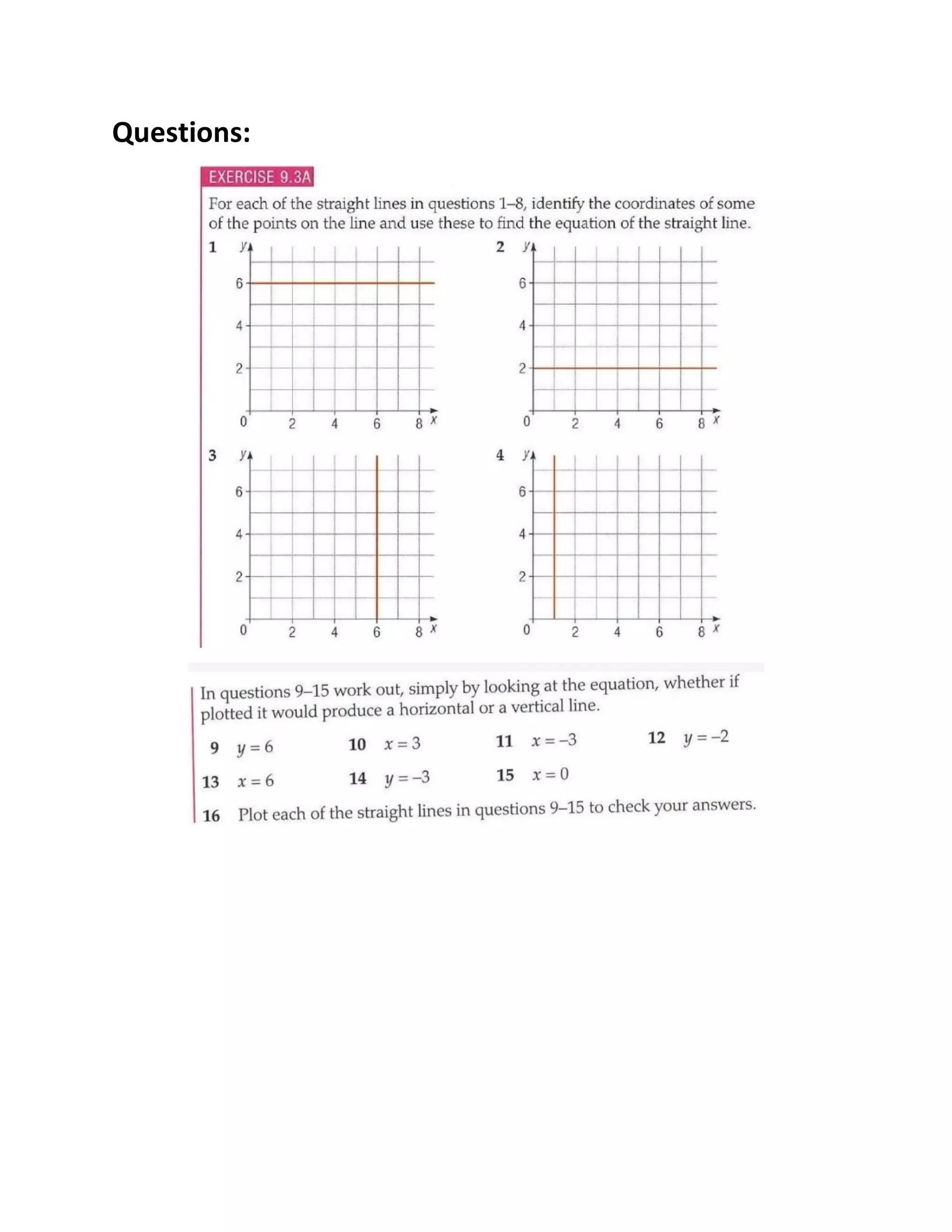 Equation and simple function task 8 | PDF