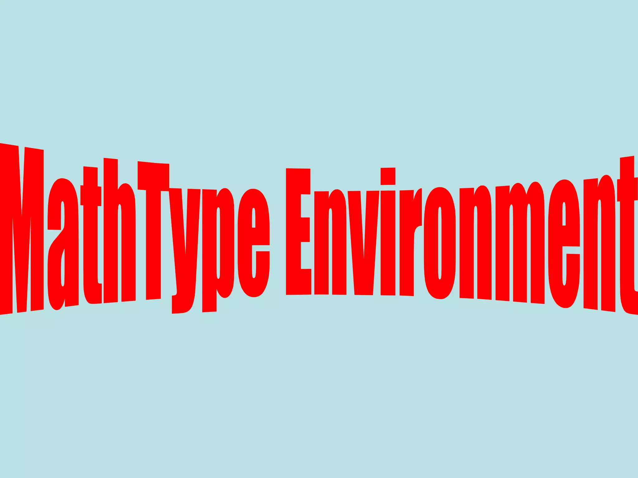 Use of MathType software with MSWord | PPT