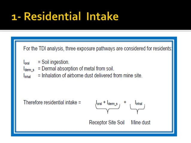 Equations for risk assessment | PPTX