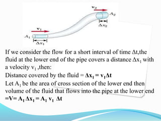 Equation of continuity | PPTX