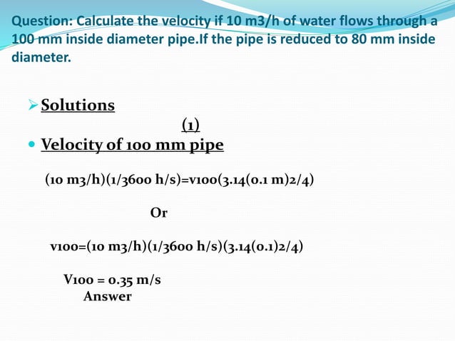 Equation of continuity | PPTX | Physics | Science