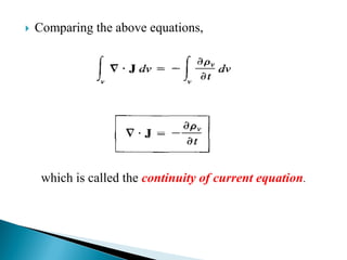 EQUATION OF CONTINUITY AND KIRCHHOFF'S CURRENT LAW | PDF