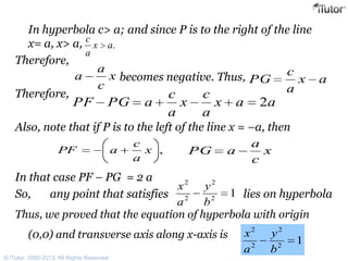 Equation of Hyperbola | PPTX