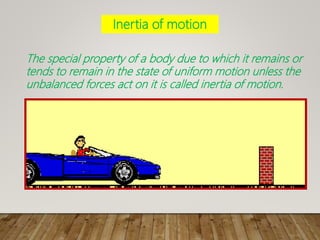 Equation of motion, inertia | PPT