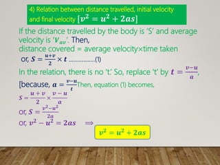 Equation of motion, inertia | PPTX