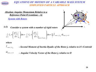 Equation of motion of a variable mass system1 | PPT