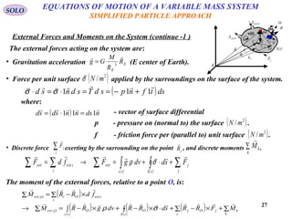Equation of motion of a variable mass system1