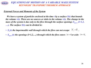 Equation of motion of a variable mass system2 | PPT