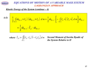 Equation of motion of a variable mass system3 | PPT