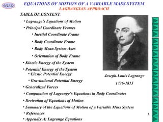 Equation of motion of a variable mass system3 | PPT