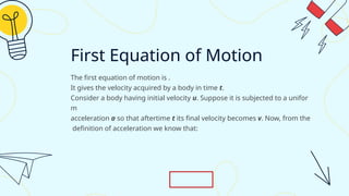 Equation of motions presentationnnn.pptx