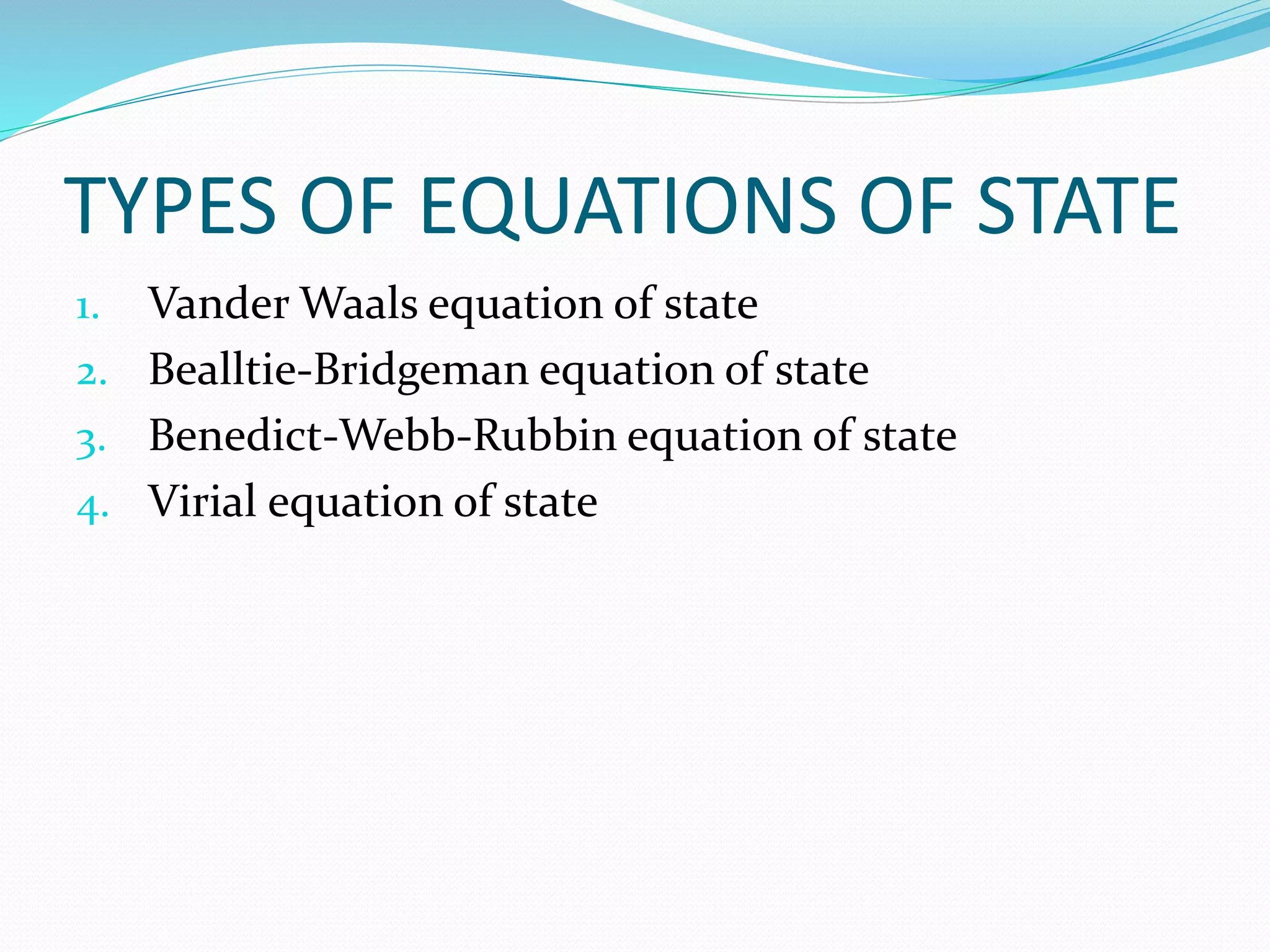 Equation of state2 | PPTX
