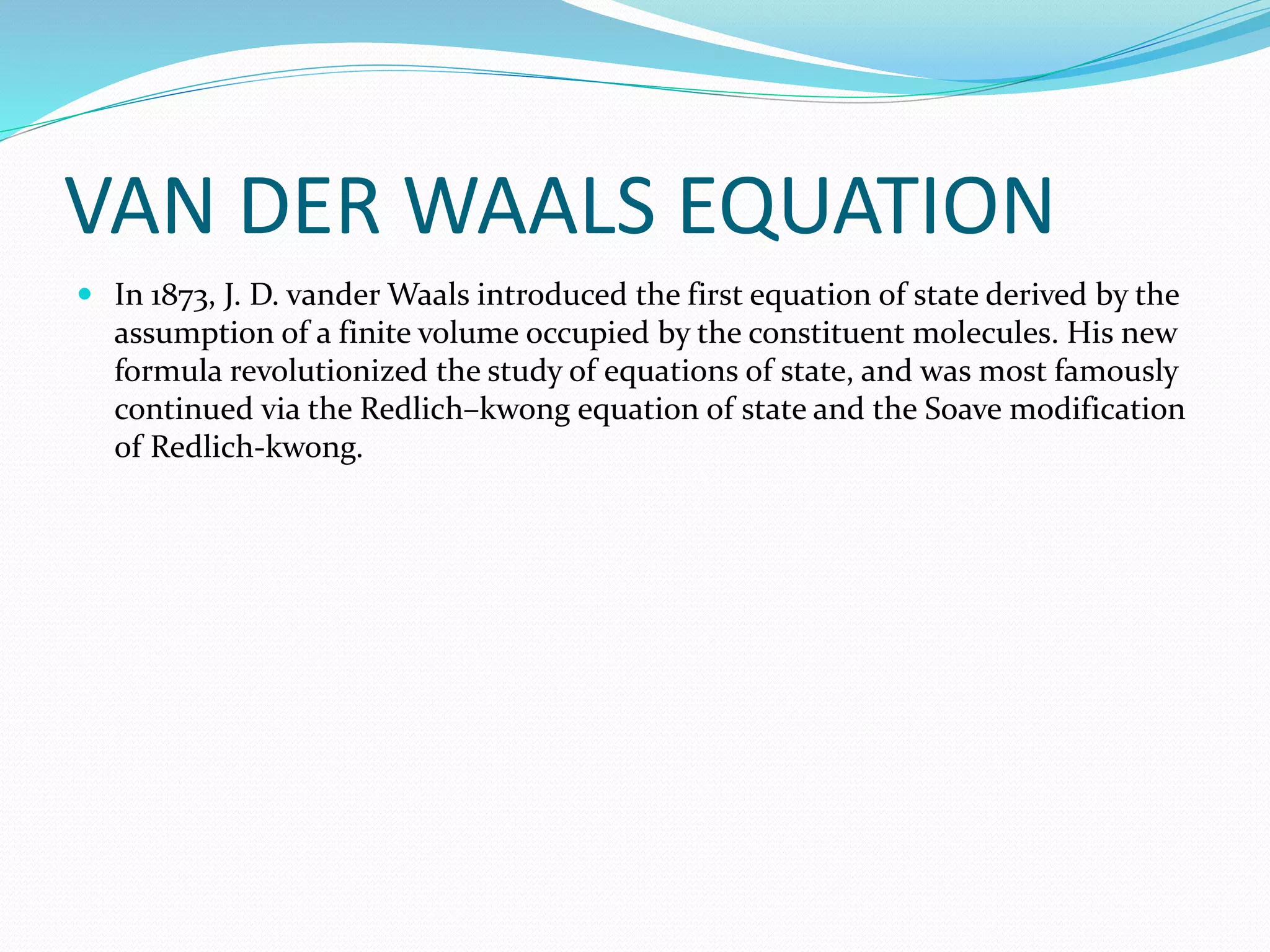 Equation of state2 | PPTX