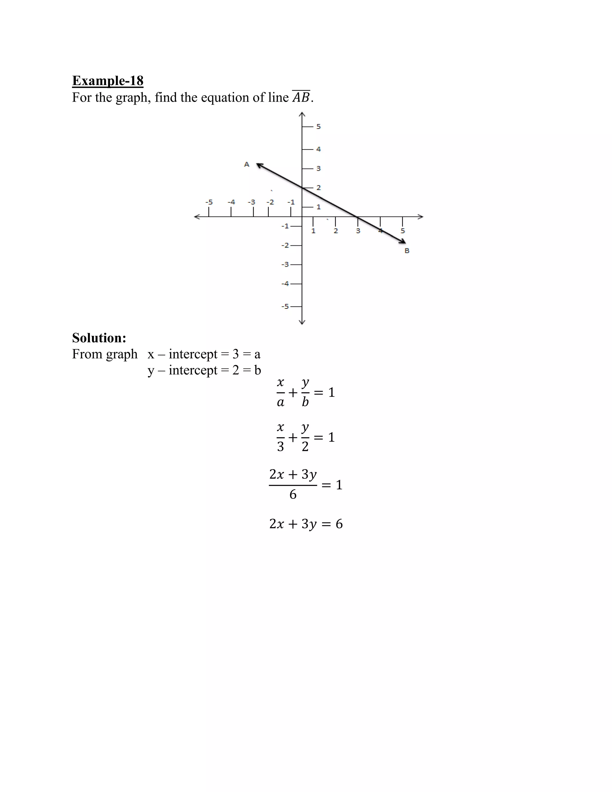 Equation of straight line | PDF