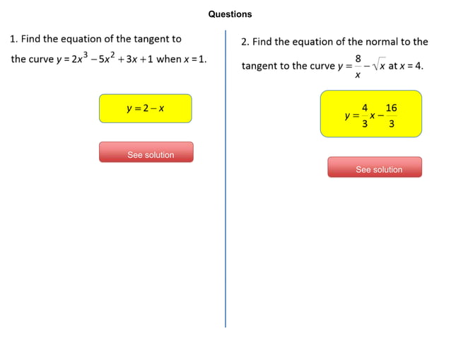 Equation of tangent and Normal.pptx