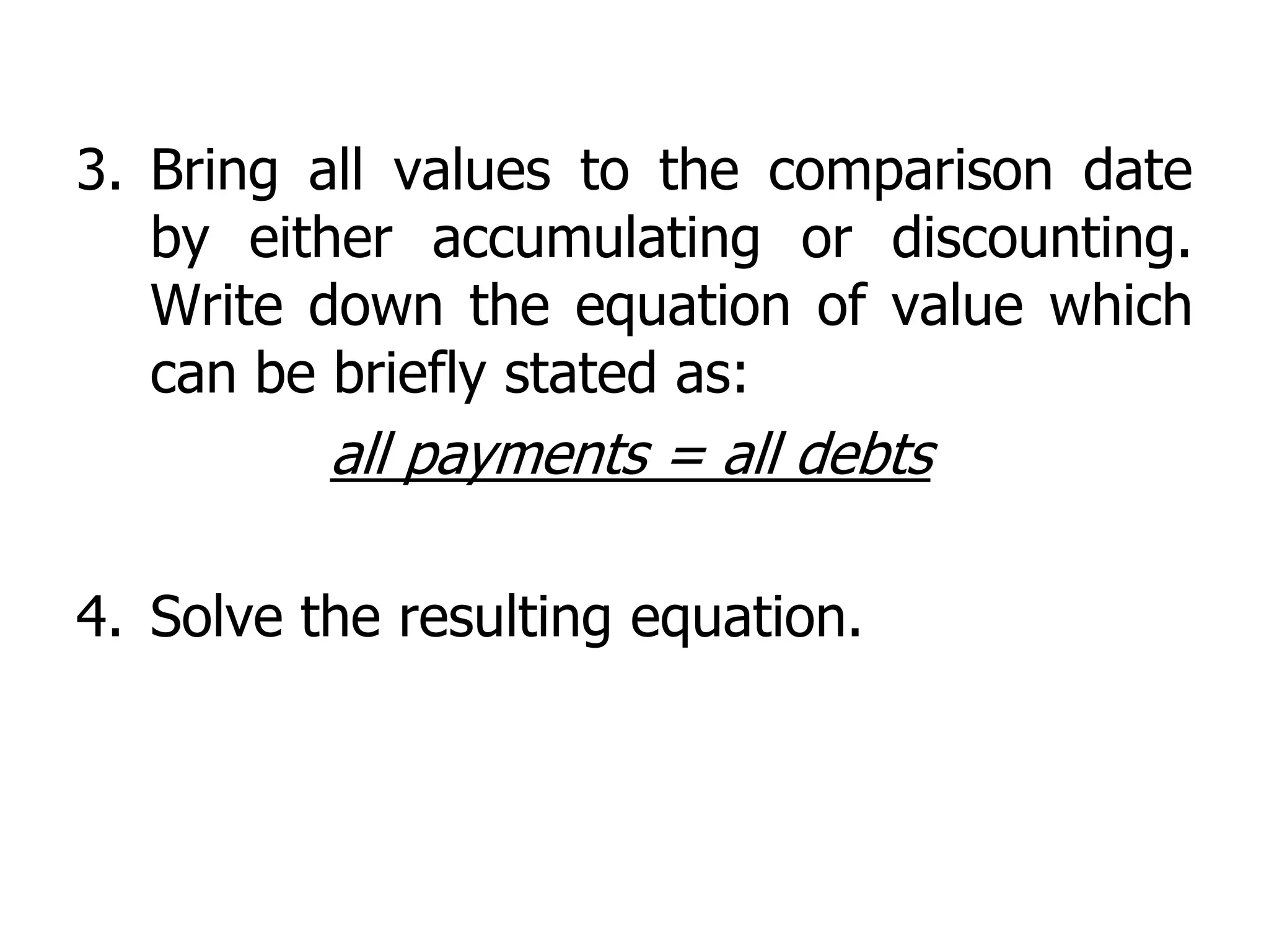 Equation Of Value | PPTX