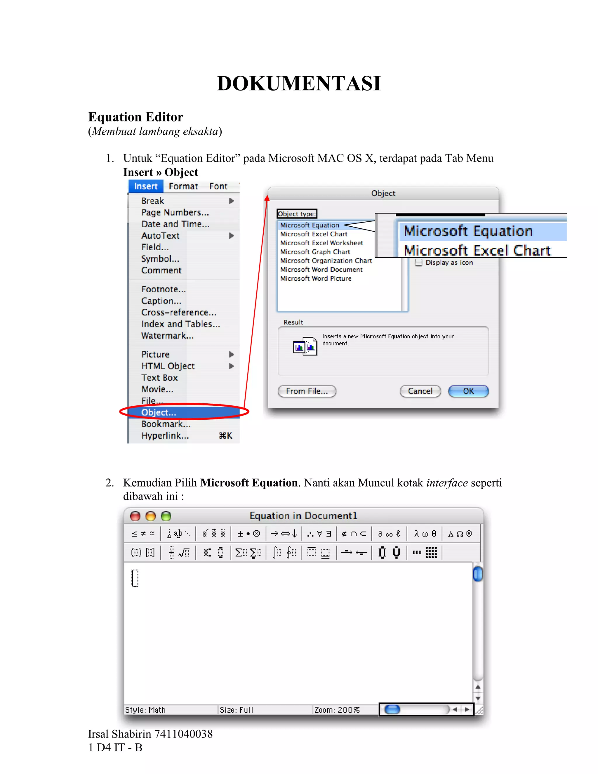 Equation pada mac os | PDF