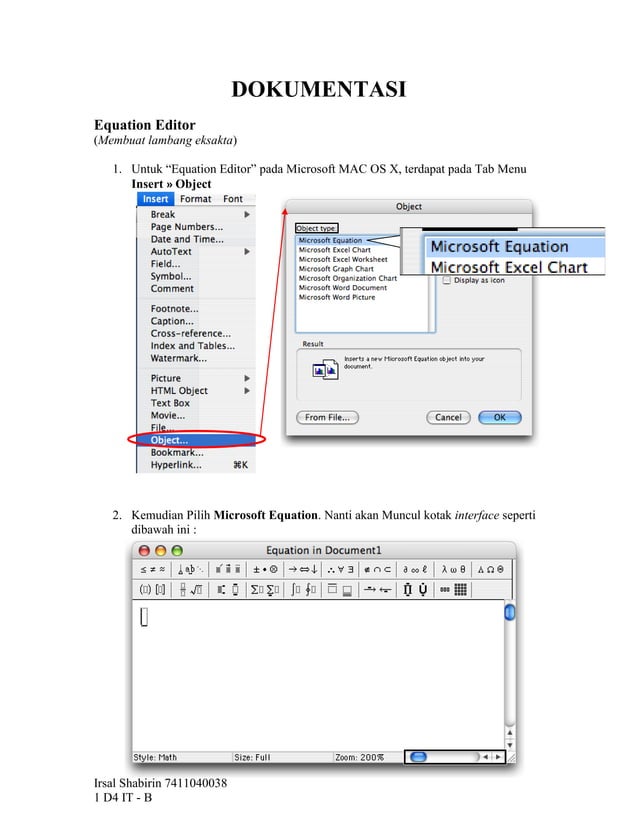 Equation pada mac os | PDF