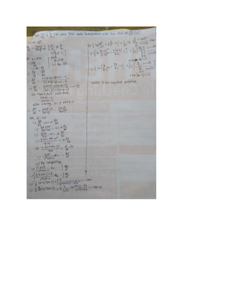 Equation reducible to homogeneous differential eqn | PDF