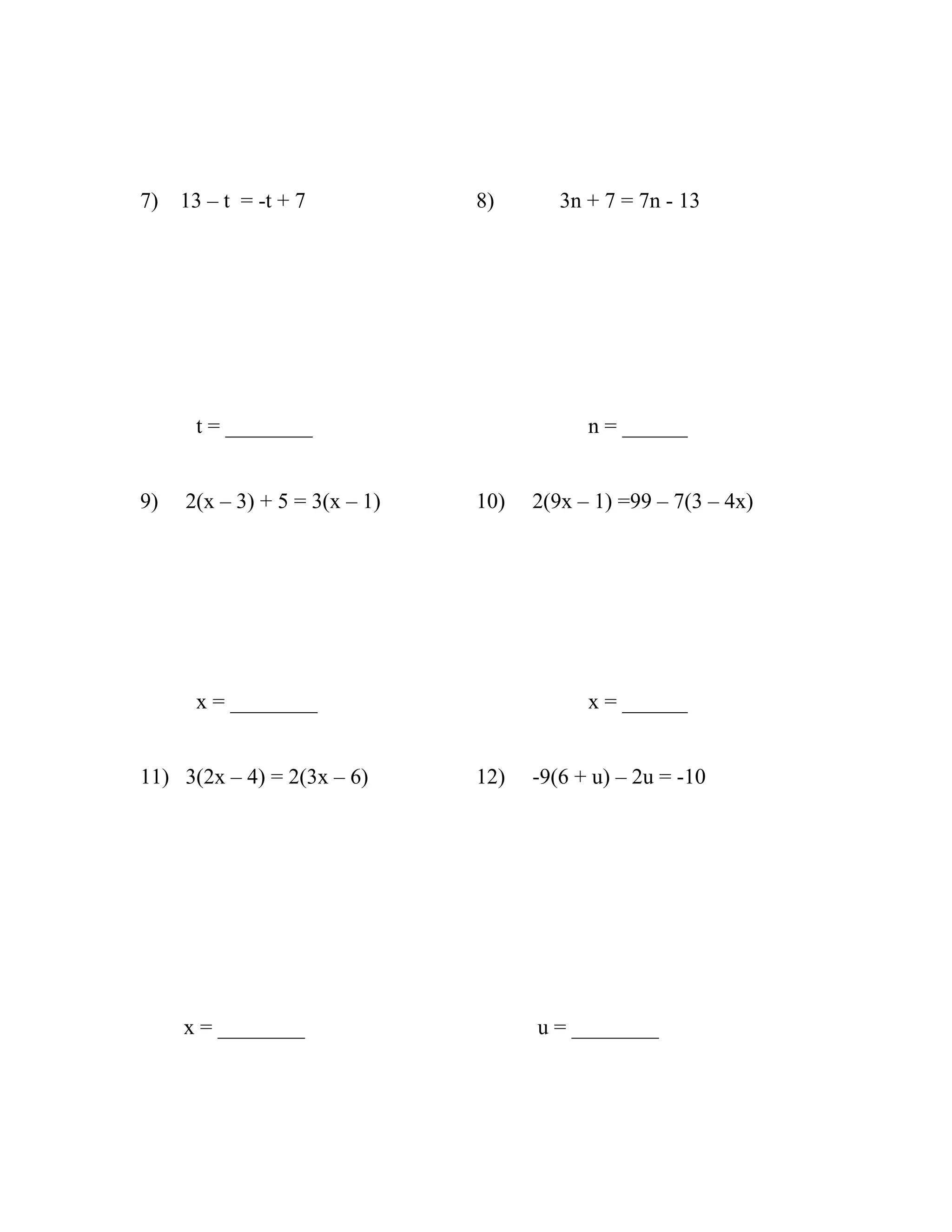 Equation review | PDF