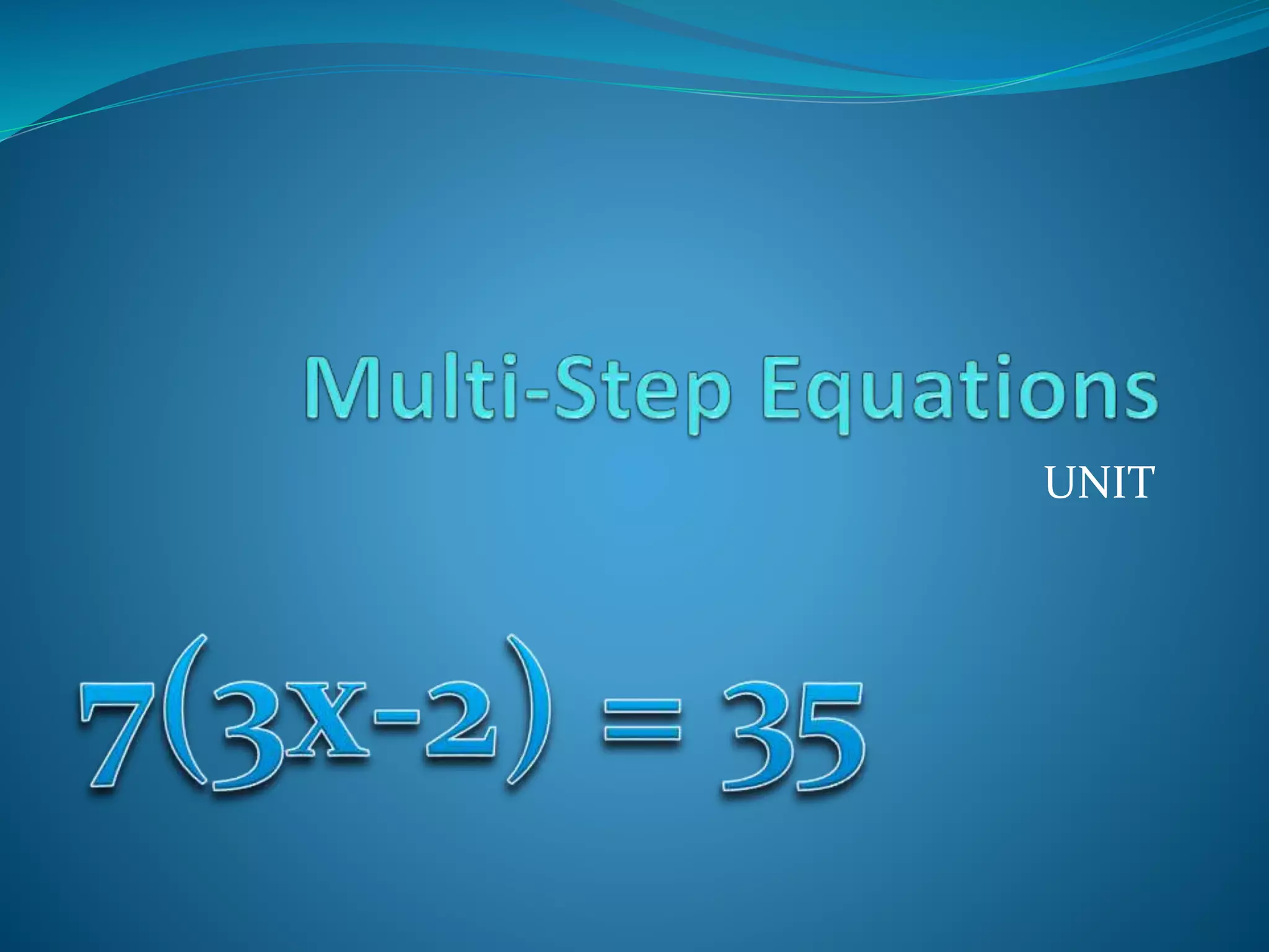 Equations Presentation | PPT