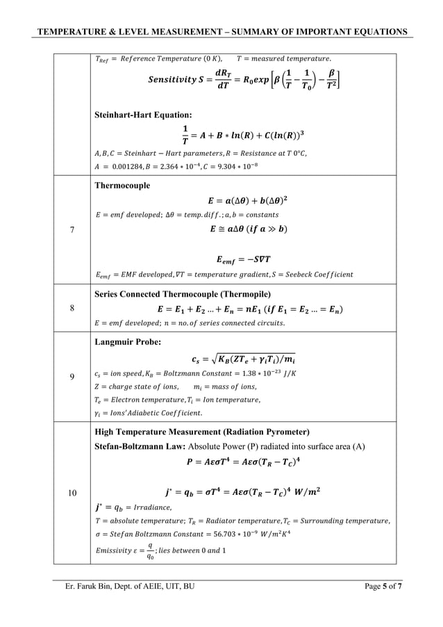 Equations_3_Industrial Instrumentation - Temperature & Level ...